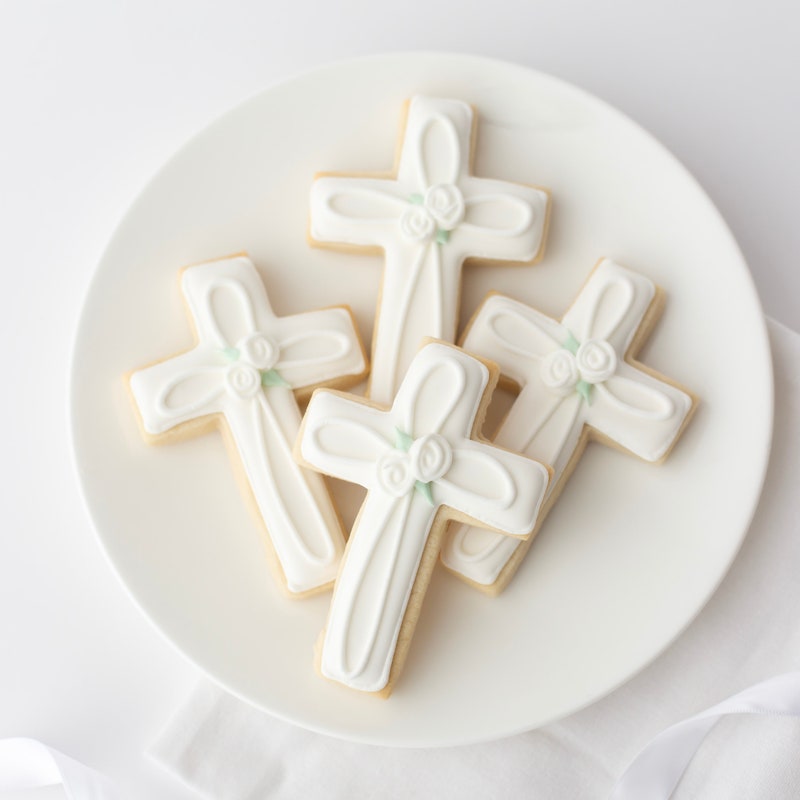Cross Sugar Cookies - Etsy