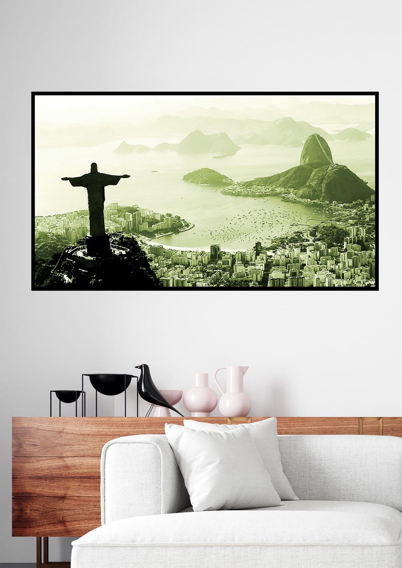 Christ the Redeemer Digital Download Wall Art Set of 5 Colors - Etsy
