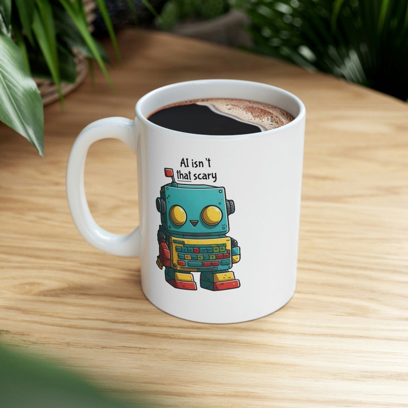 Robot Mug - Etsy