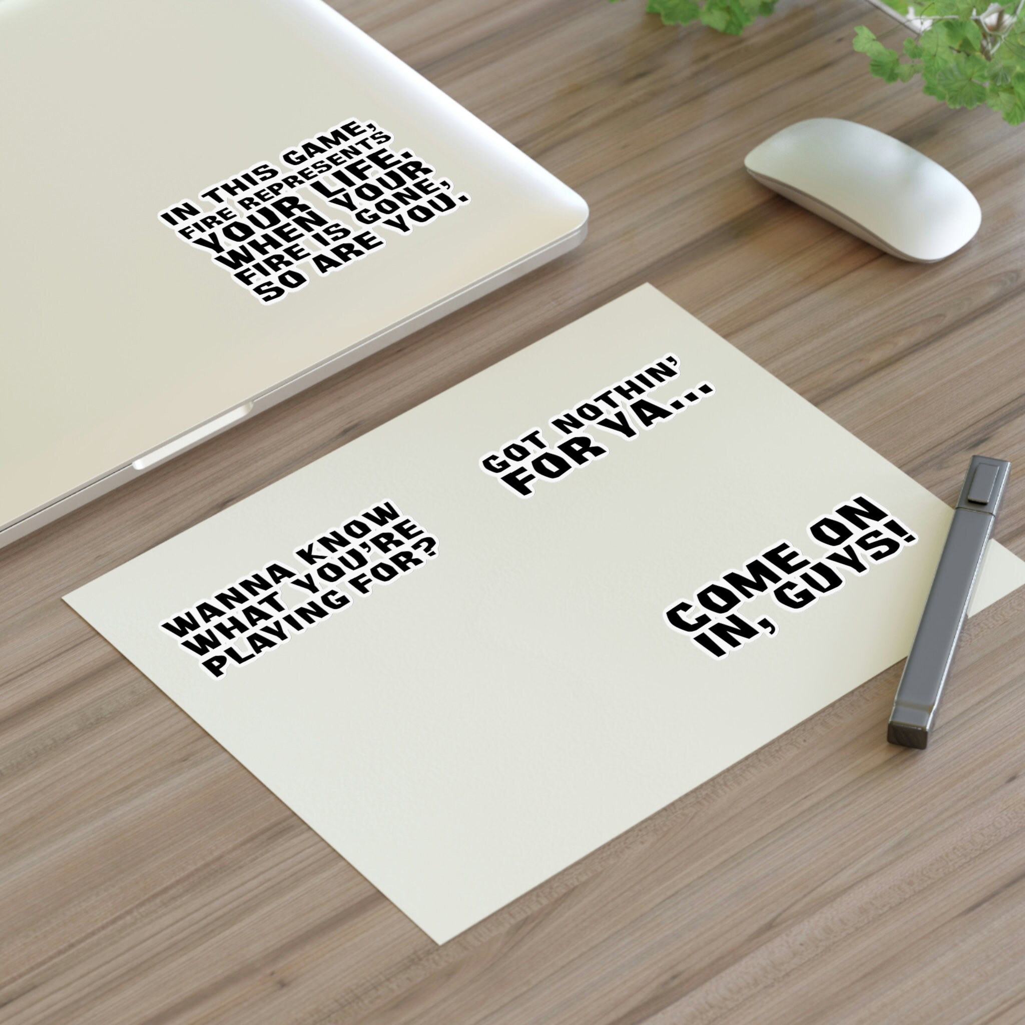 Survivor Sticker 4-pack - 4 Iconic Quotes From Jeff Probst! - Perfect ...