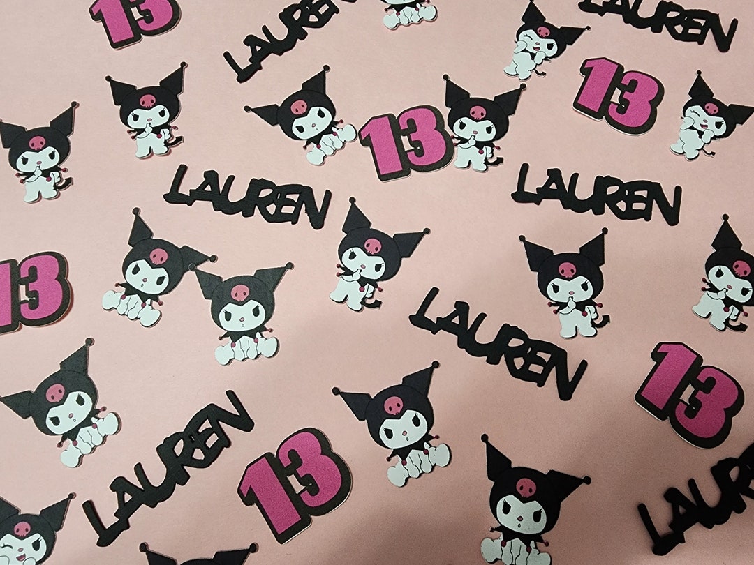 Kuromi Sanrio Custom Confetti - Etsy