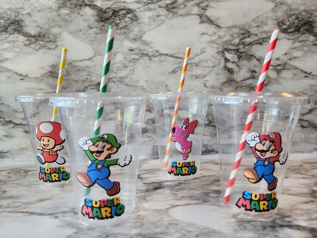 Super Mario Party Cups - Etsy