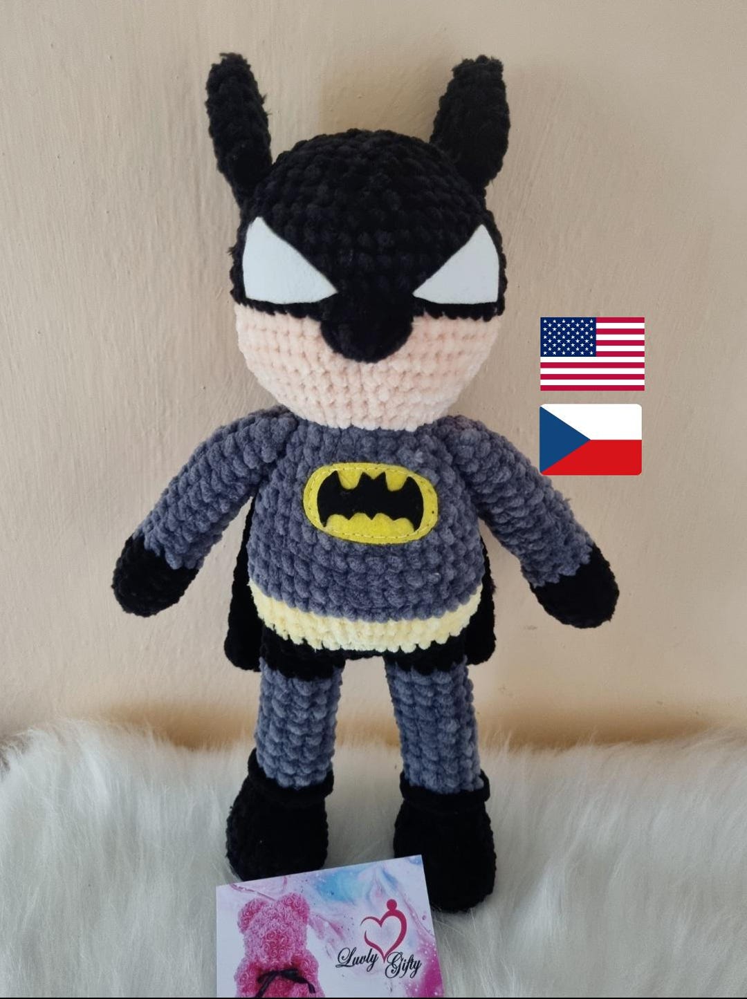 Crochet Amigurumi Batman Pattern PDF - Crochet Batman Pattern- ENGLISH ...