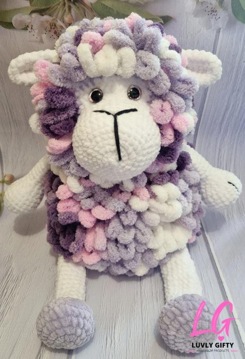 Amigurumi Crochet Pattern Toy Puffy Sheep, PDF, ENGLISH and CZECH ...