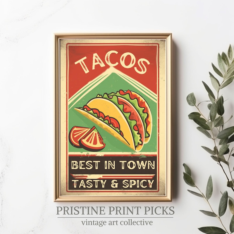 Taco Poster - Etsy