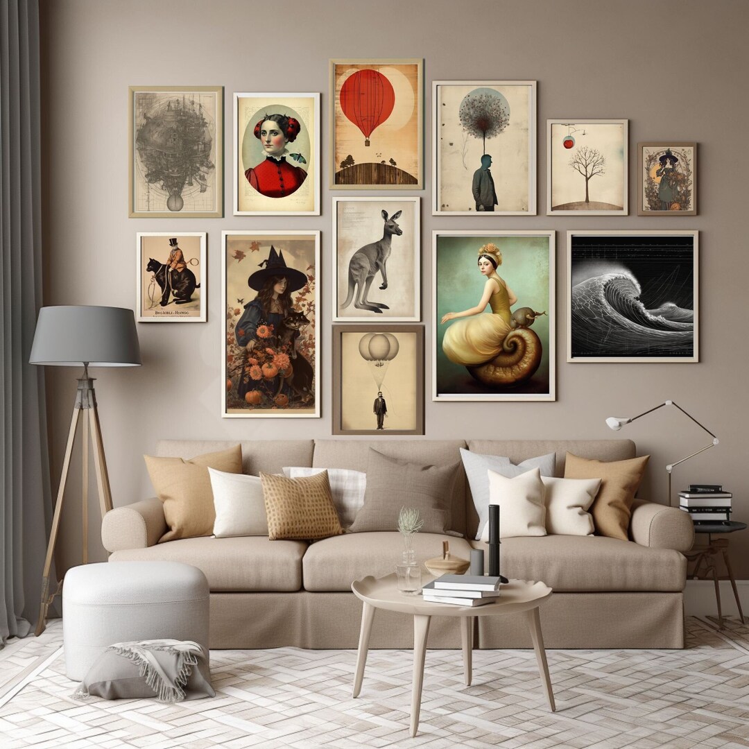 Victorian Academia Prints | Dark Academia Gallery Wall Decor ...