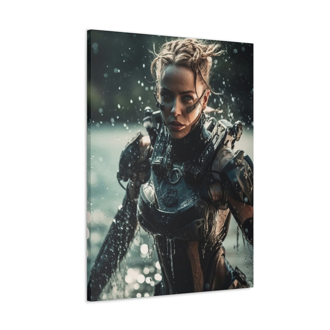 Cyborg Woman, Lady Cyborg, Robot Woman, Lady in Armor, AI Woman, Robot ...