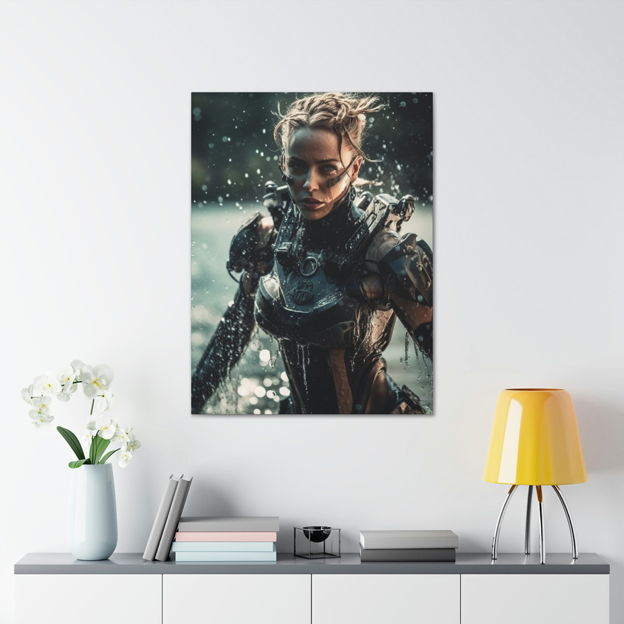 Cyborg Woman, Lady Cyborg, Robot Woman, Lady in Armor, AI Woman, Robot ...