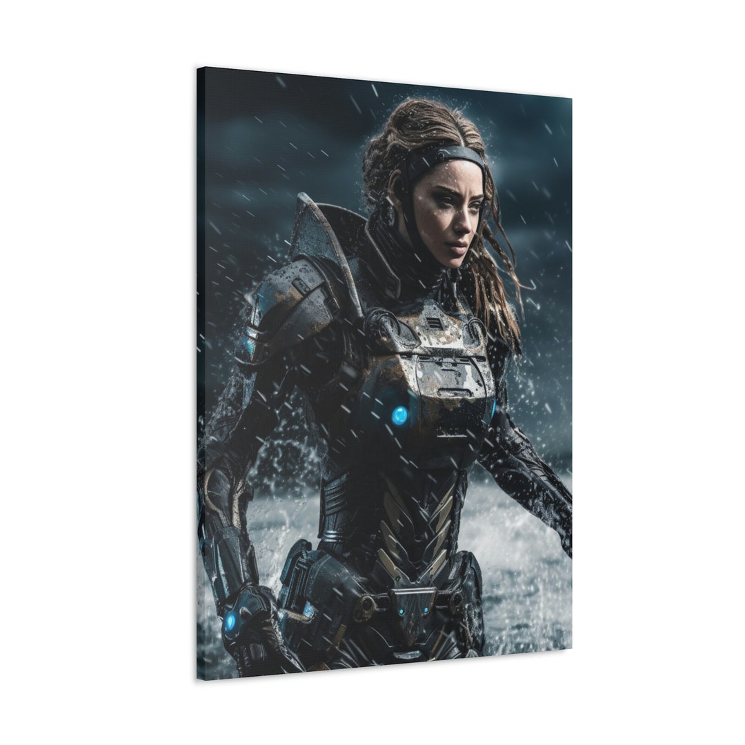 Cyborg Woman, Lady Cyborg, Robot Woman, Lady in Armor, AI Woman, Robot ...