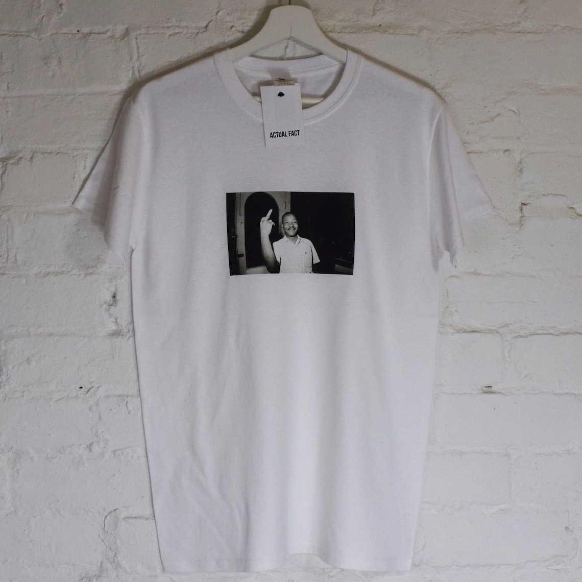 Martin Luther King MLK Middle Finger T-shirt in White. All Sizes ...
