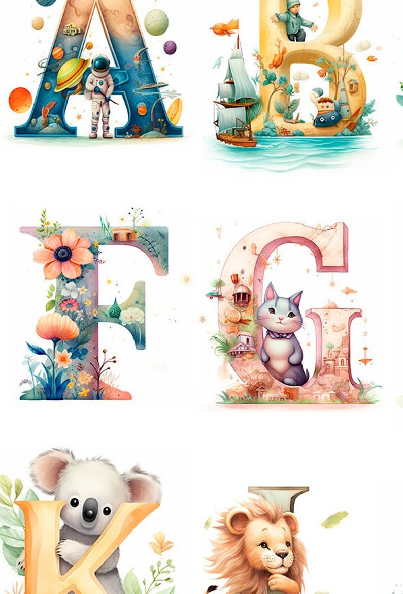 El Abecedario Español Poster / El Alfabeto Español / Lámina Decorativa ...