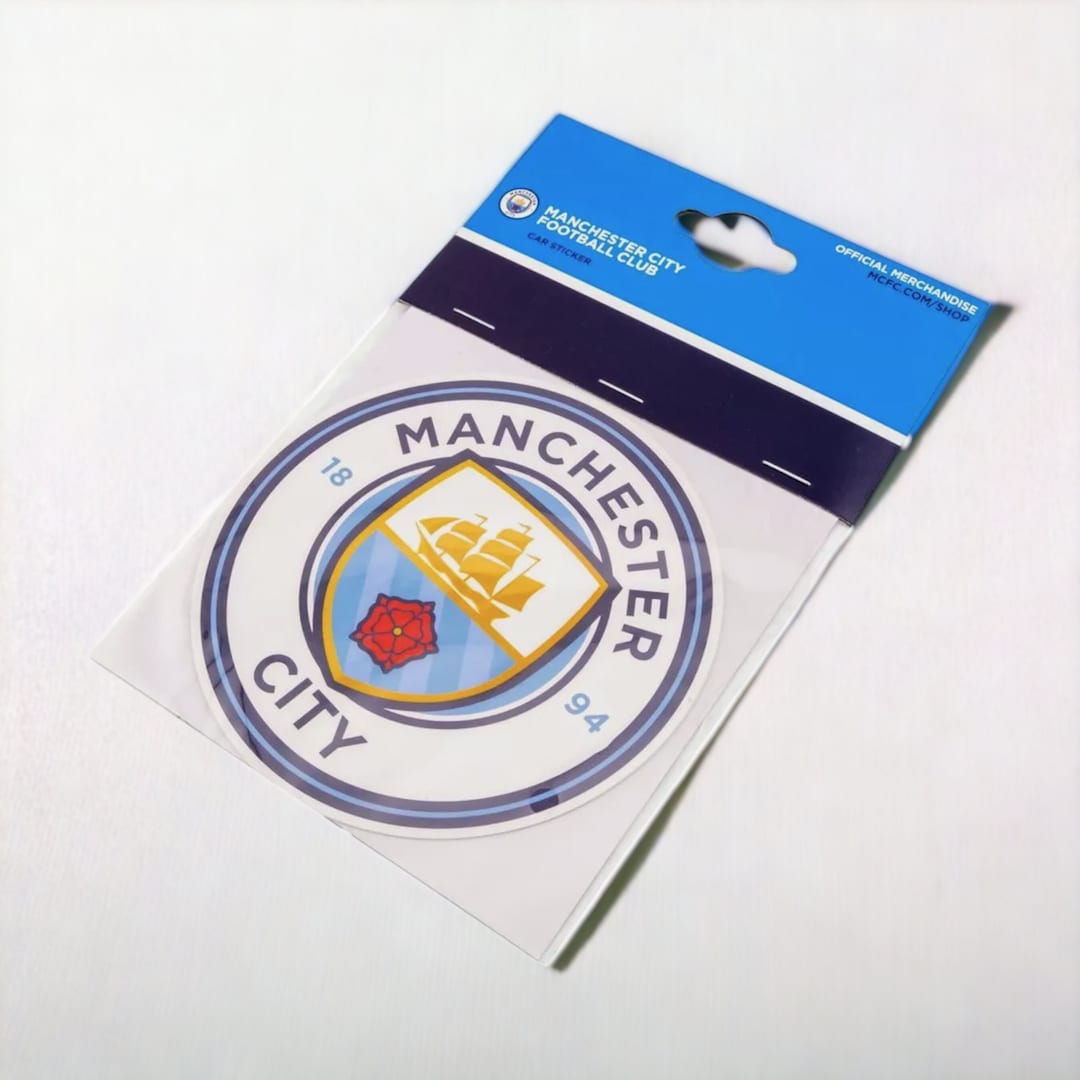 Manchester City Sticker Laptop Car Window Tech Stickers Adhesive Man ...
