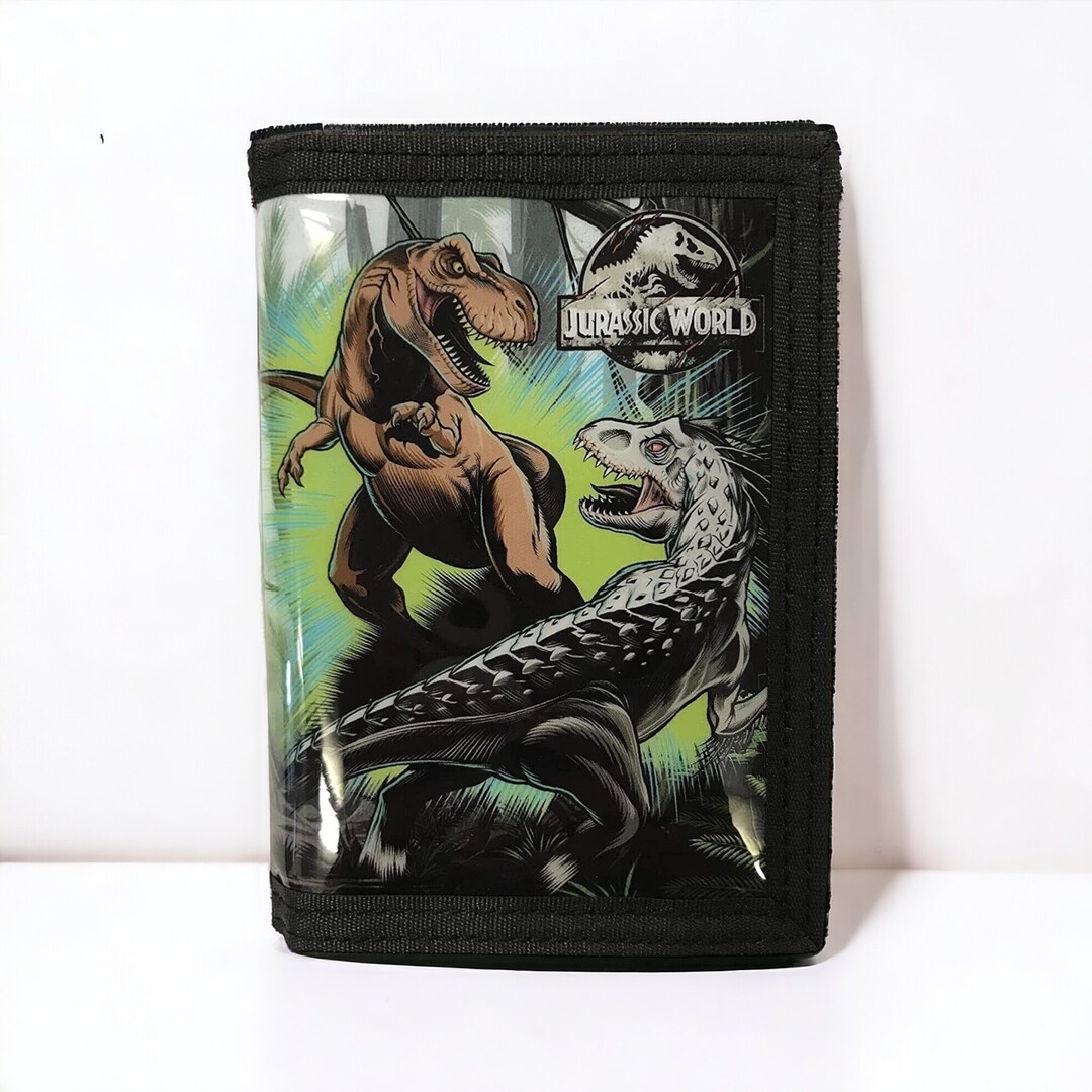 Dinosaur Wallet Jurassic World Park Nylon Money Card Holder Purse Bag T ...