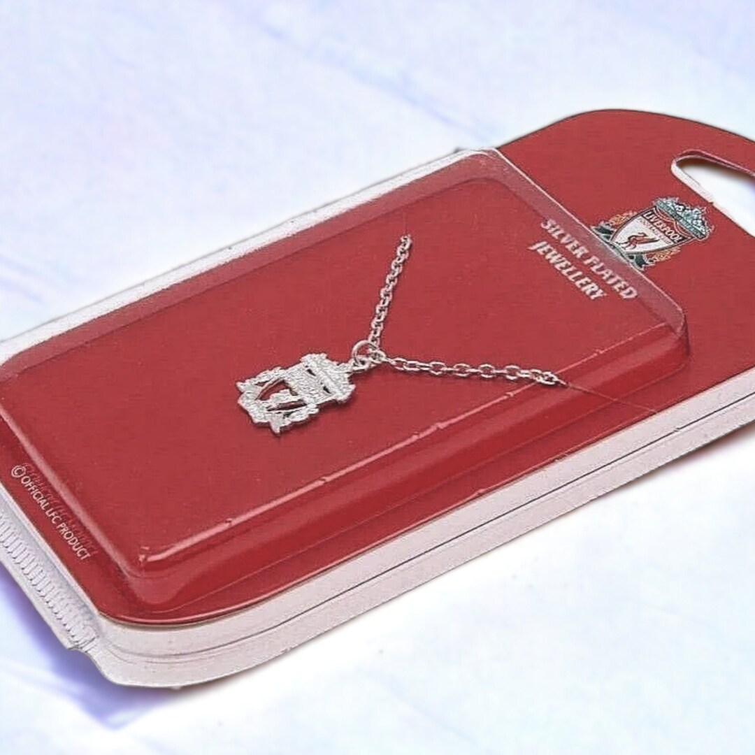 Liverpool Chain Necklace Silver Plated Pendant FC Birthday Gift ...