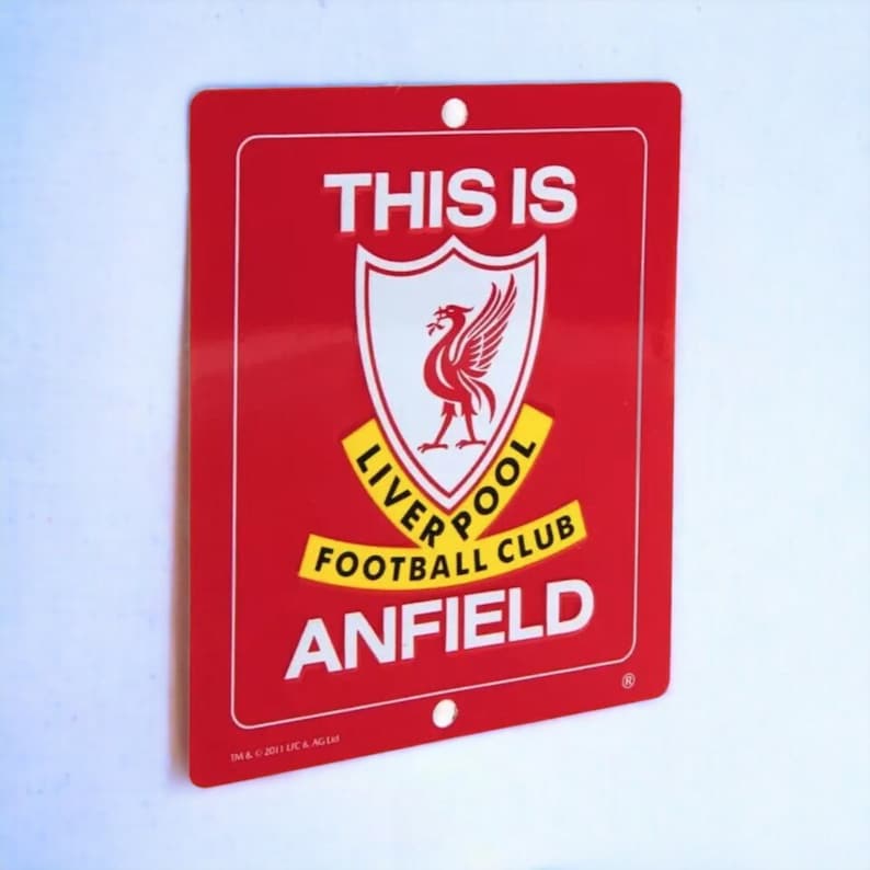 Liverpool Sign Anfield Metal Gift Window Hanging Wall Street Decor ...