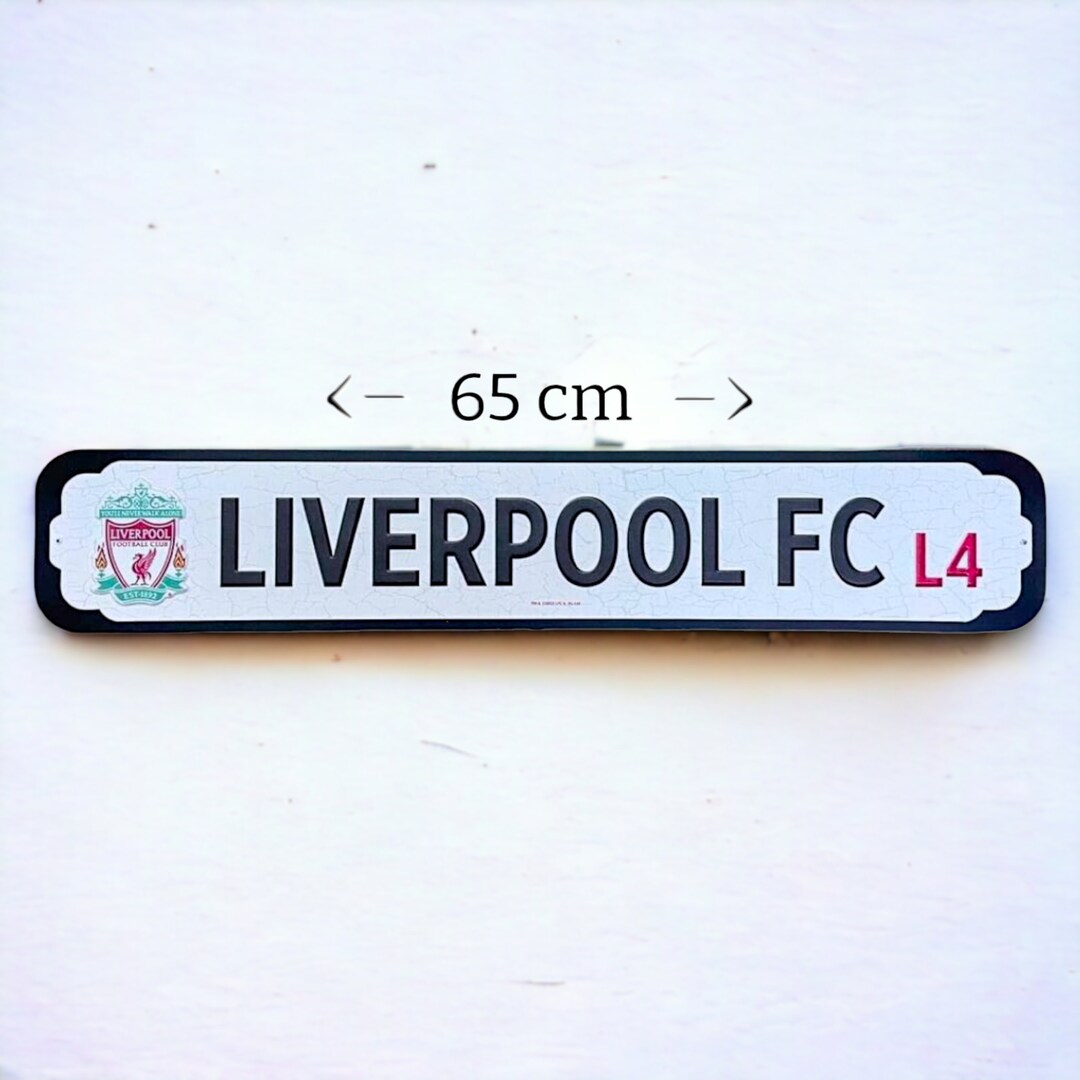 Liverpool Sign Street Stadium Metal Gift Window Hanging Wall Decor ...