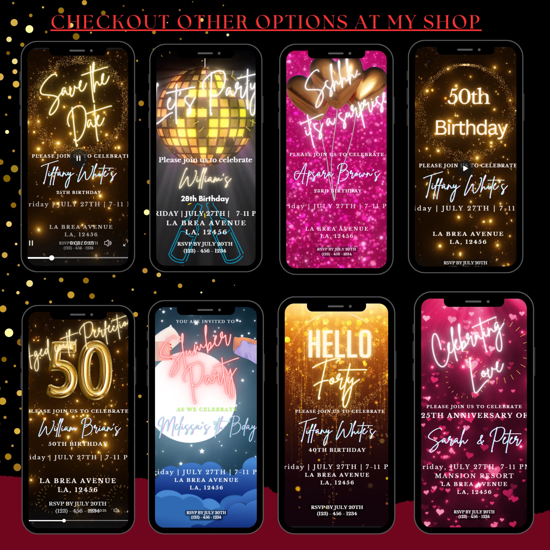 INSTANT DOWNLOAD EDITABLE Digital Birthday Dance Party Invite - Etsy