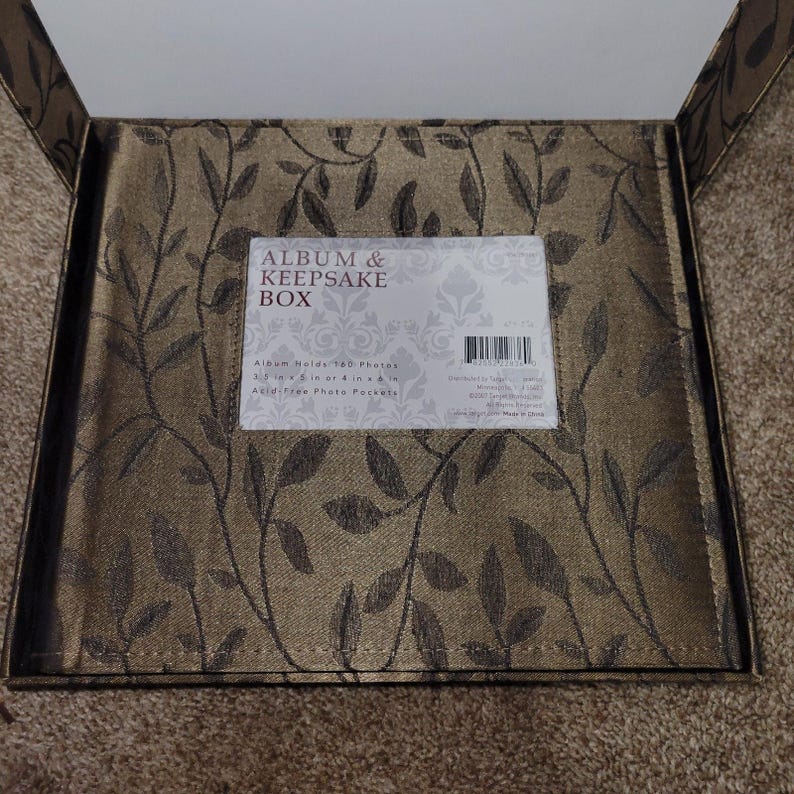 Keepsake Box & Photo Album Paper Holds 160 4” X 6 Photos Never Used - Etsy