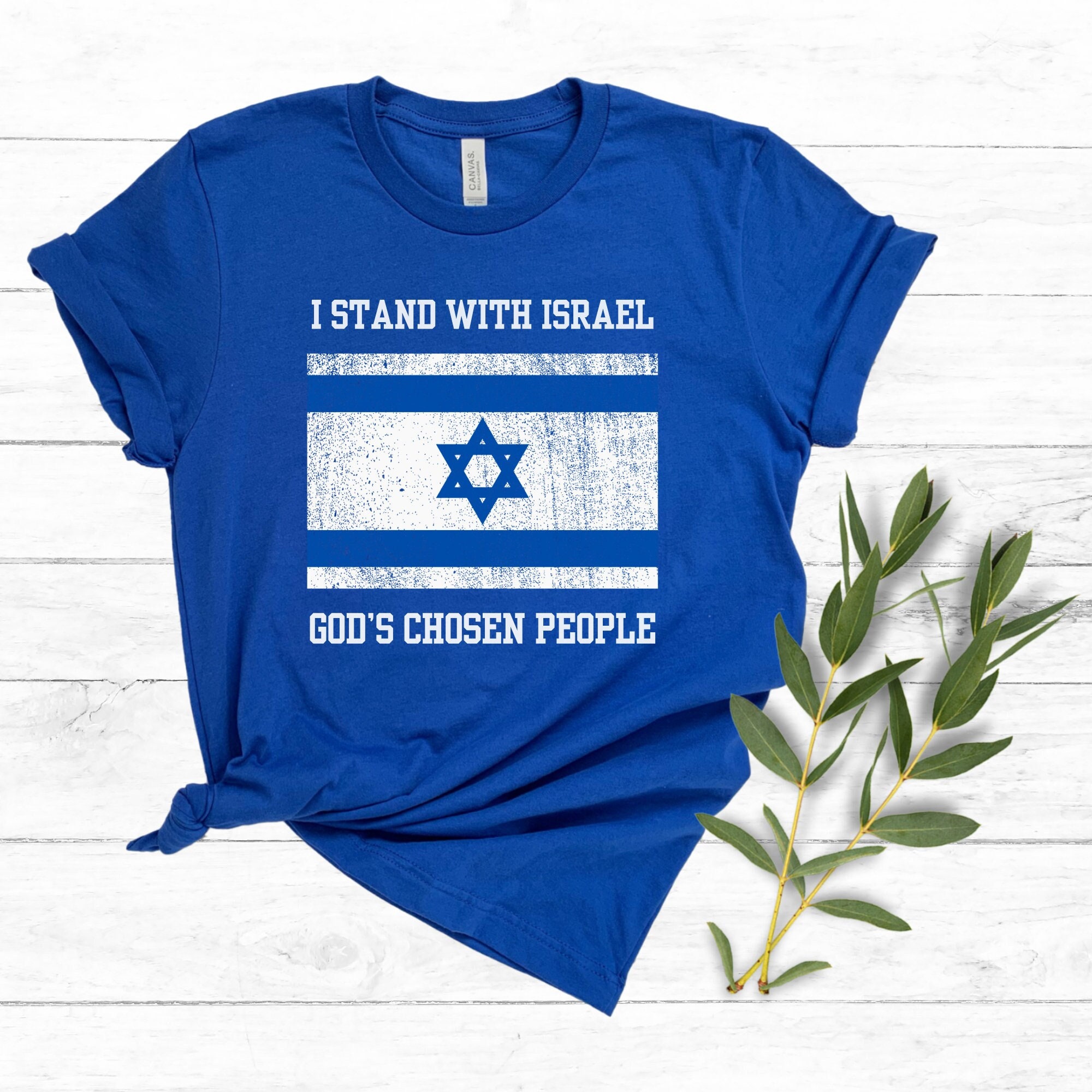 I Stand With Israel Shirt Israel T-shirt for Men Support Israel Mens ...