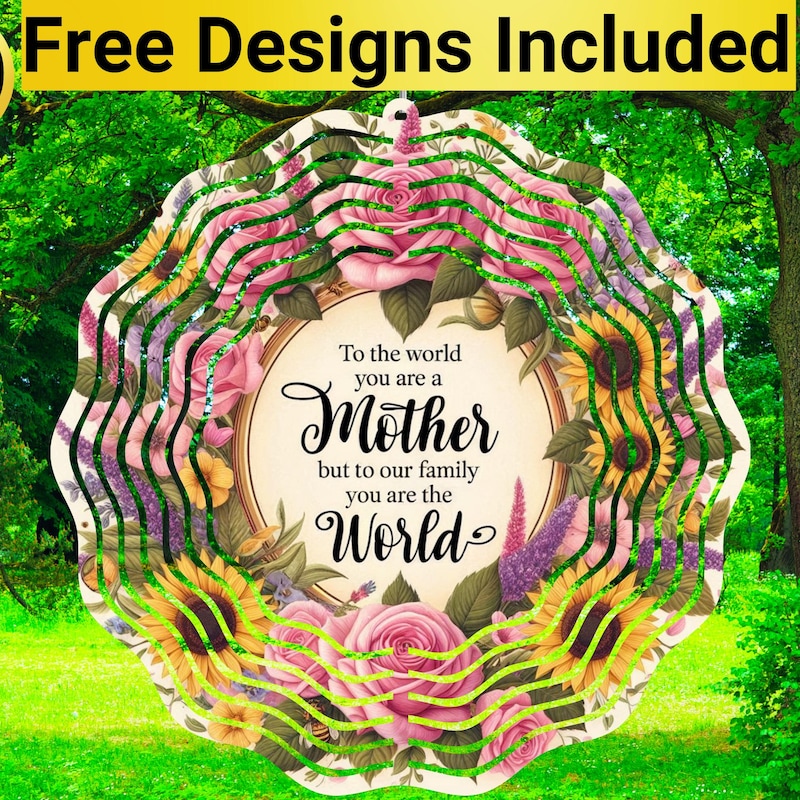 Photo Wind Spinner Design - Etsy