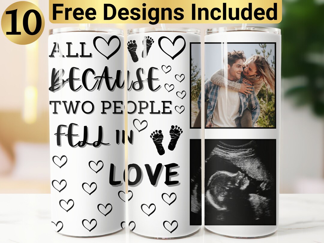 Parent to Be Tumbler Design, Tumbler Wrap PNG, 20 Oz Skinny Tumbler ...