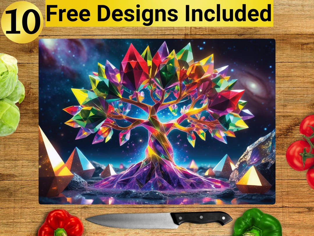 Tree of Life Cutting Board Design, Tree Cutting Board PNG, Cutting ...