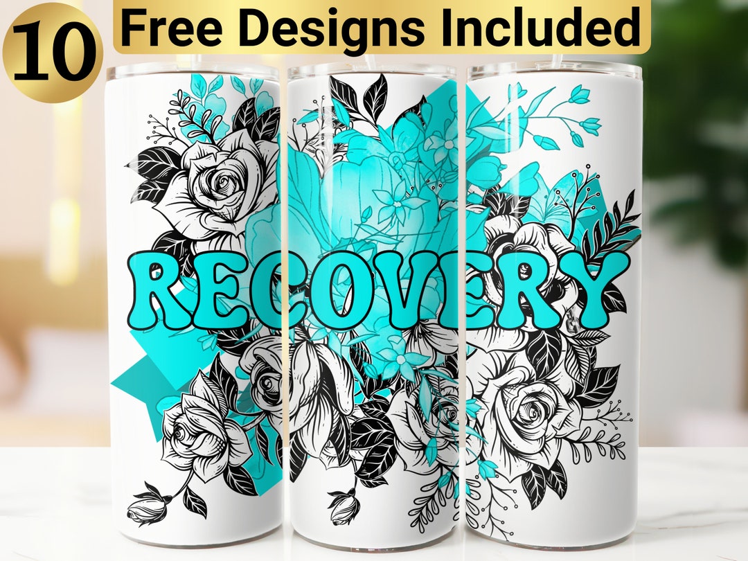 Addiction Recovery Tumbler Design, Tumbler Wrap PNG, 20 Oz Skinny ...