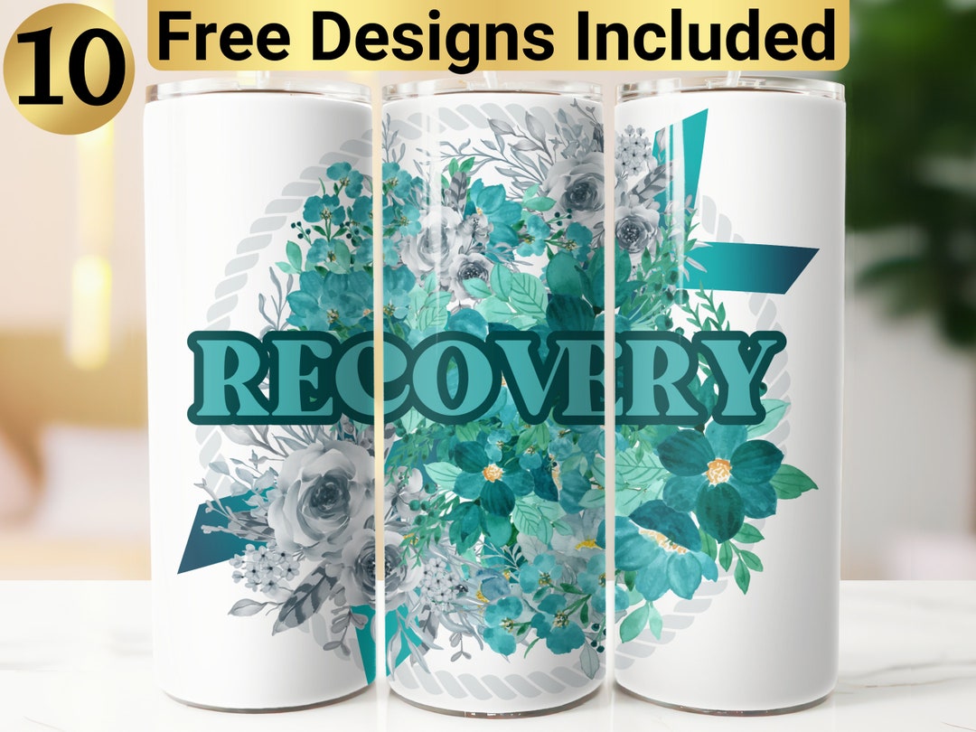 Addiction Recovery Tumbler Design, Tumbler Wrap PNG, 20 Oz Skinny ...