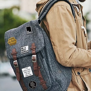 Positive Letter Enamel Pins Inspirational Saying Brooch Set ...