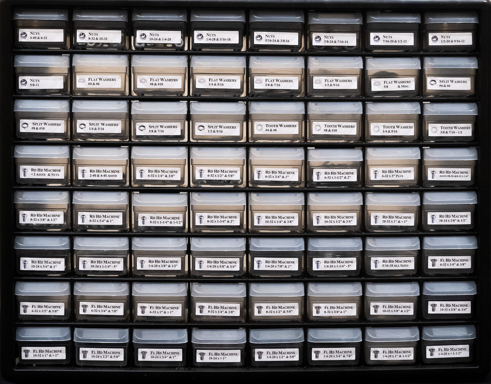 Screw Organizer and Other Hardware Bin Labels - Etsy