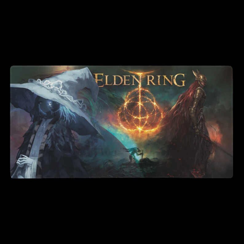 Elden Ring Mouse Pad, Dark Souls Gaming Desk Mat, RPG Gaming Keyboard Mat Perfect Valentines ...
