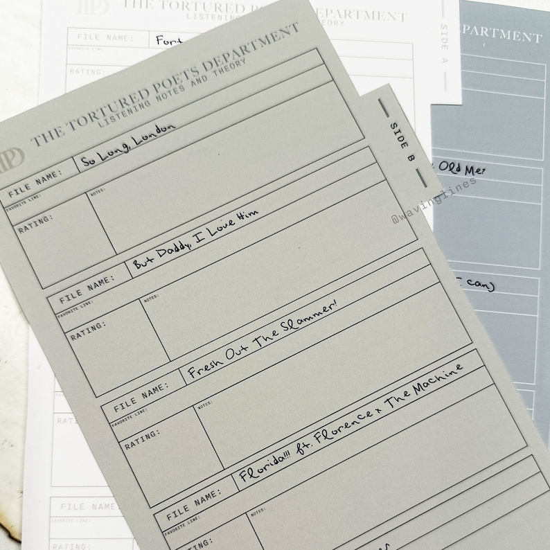 TTPD Listening Party Notes, Swiftie Party Games, Swifties Activity ...