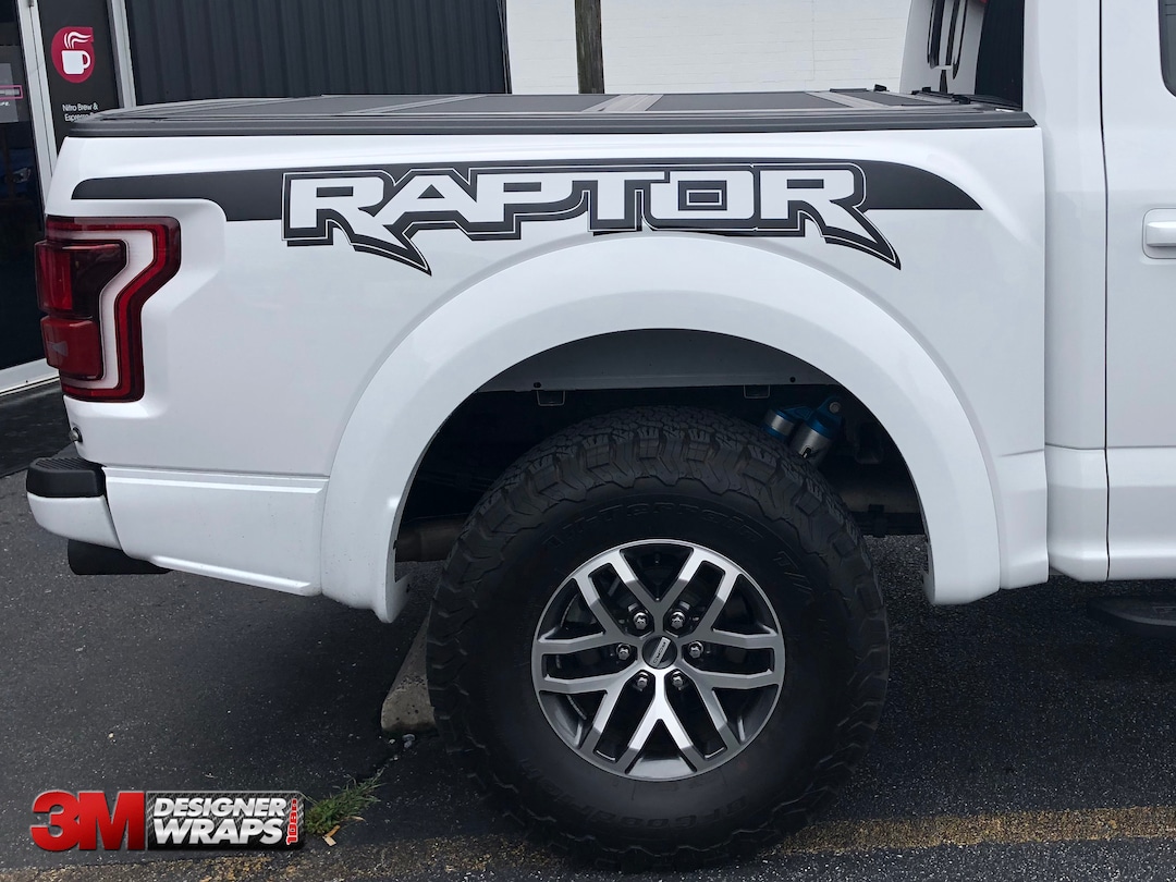 Ford Raptor Bed Side Vinyl Graphics Decals Install Kit Included! Fits ...