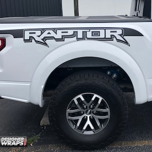 Ford Raptor Bed Side Vinyl Graphics Decals Install Kit Included! Fits ...