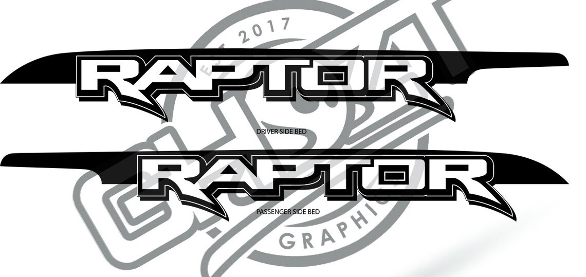 Ford Raptor Bed Side Vinyl Graphics Decals Install Kit Included! Fits ...