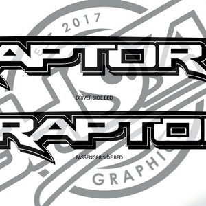 Ford Raptor Bed Side Vinyl Graphics Decals Install Kit Included! Fits ...