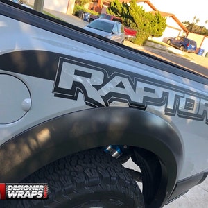 Ford Raptor Bed Side Vinyl Graphics Decals Install Kit Included! Fits ...