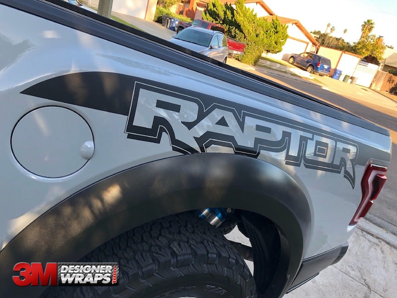 Ford Raptor Bed Side Vinyl Graphics Decals Install Kit Included! Fits ...