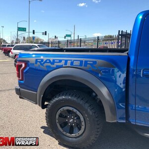 Ford Raptor Bed Side Vinyl Graphics Decals Install Kit Included! Fits ...