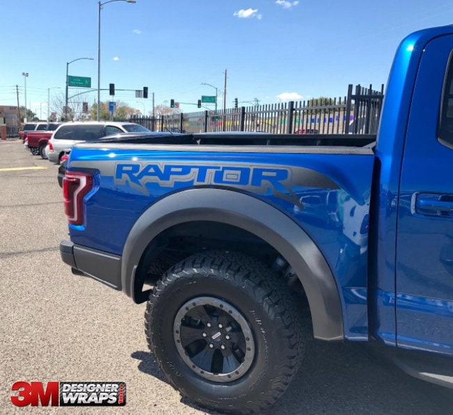 Ford Raptor Bed Side Vinyl Graphics Decals Install Kit Included! Fits ...
