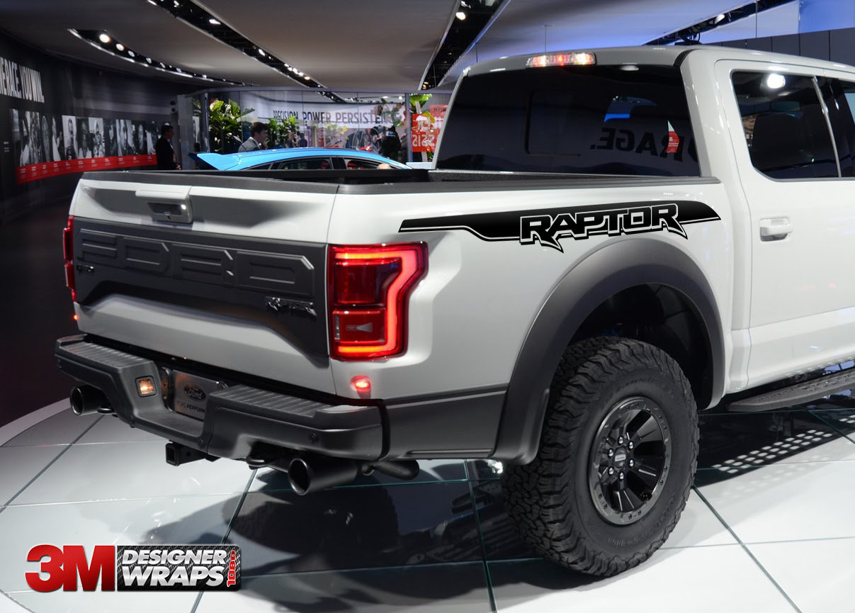 Ford Raptor Bed Side Vinyl Graphics Decals Install Kit Included Fits ...