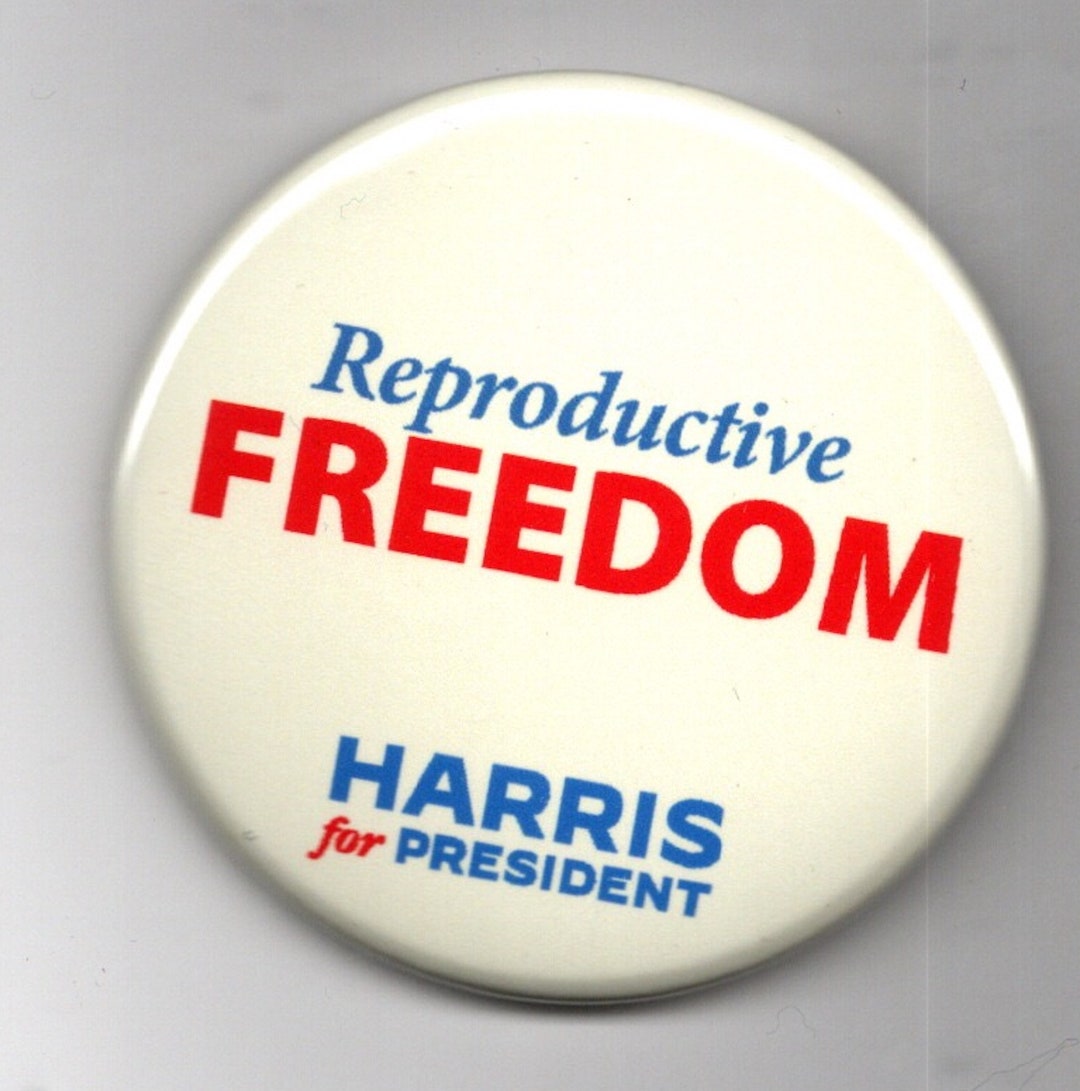 Kamala Harris Reproductive Freedom Campaign Button Pin - Etsy