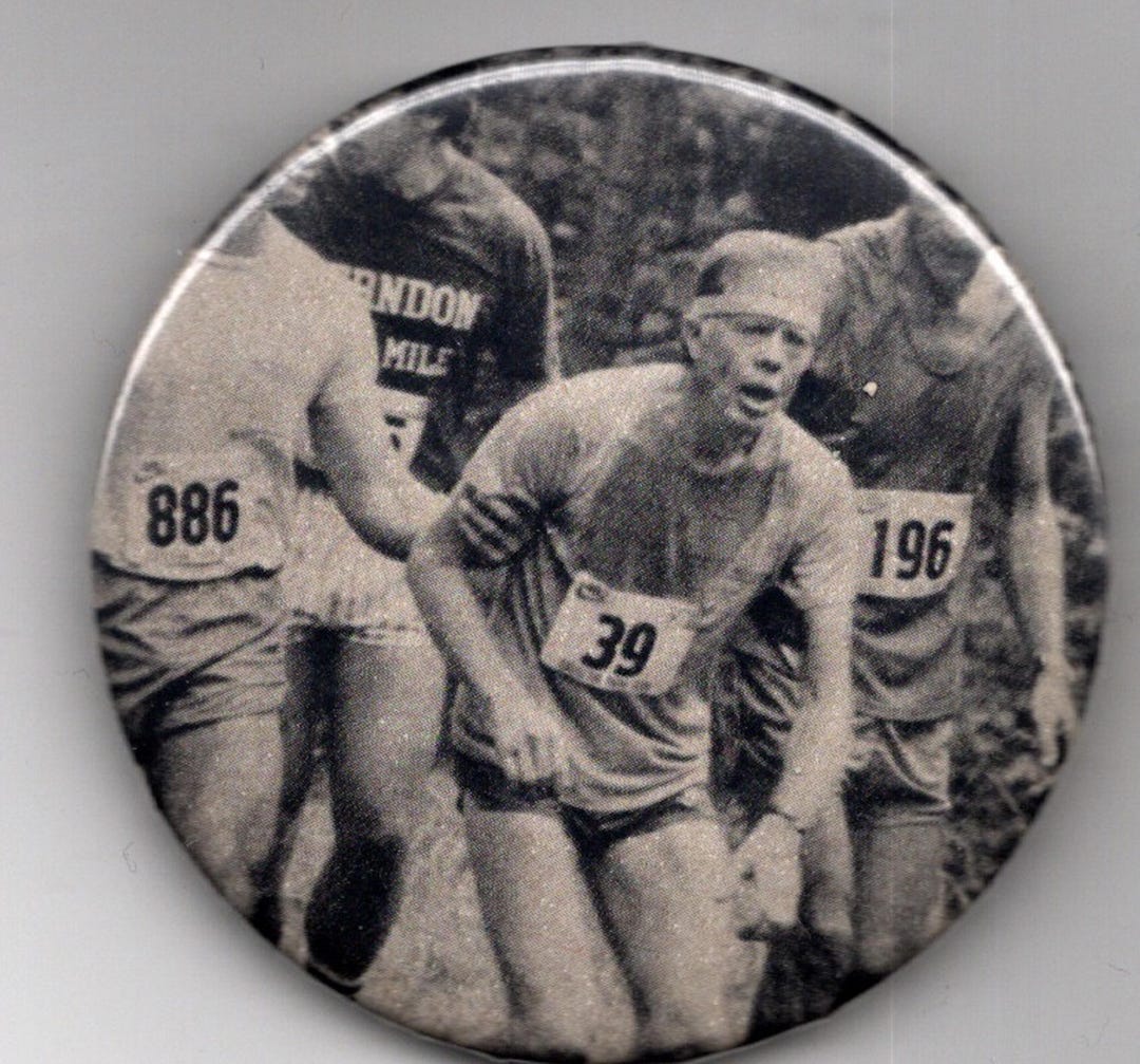 Unusual Jimmy Carter Collapses While Running a Race 1979 Button Pinback ...
