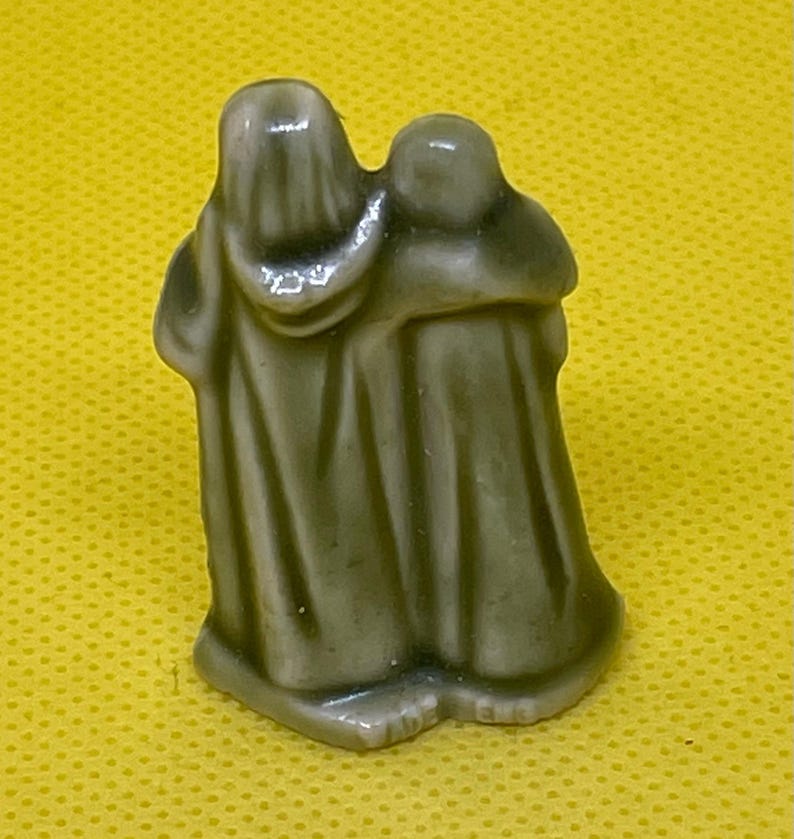 Vintage Wade Red Rose Tea Whimsies Figurines Porcelain Noah and Wife - Etsy