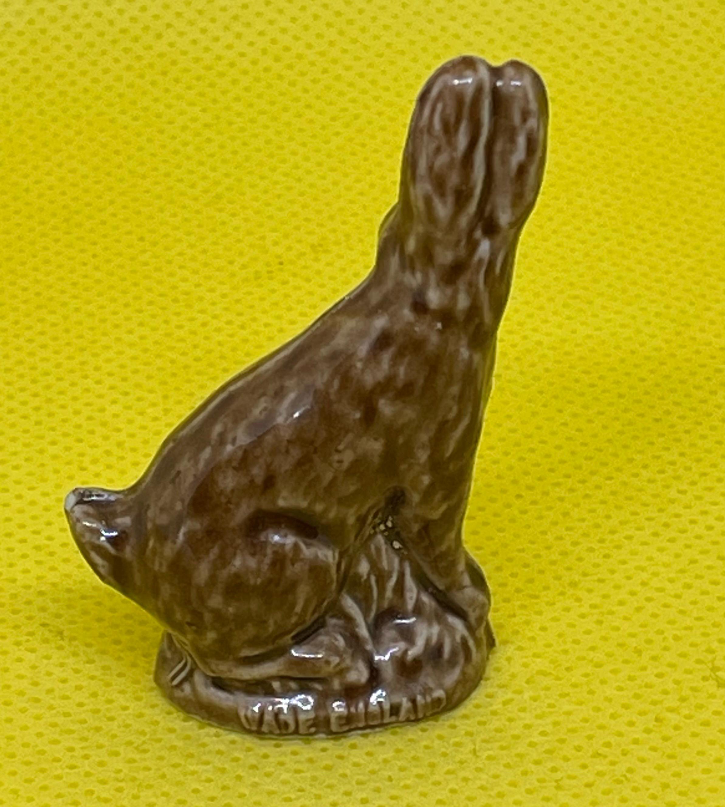 Vintage Wade Red Rose Tea Whimsies Figurines Porcelain Jack Rabbit - Etsy