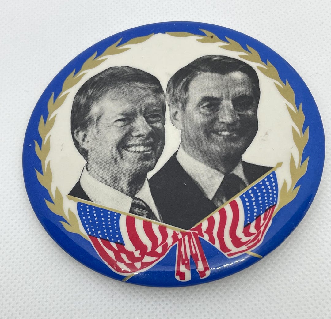 Jimmy Carter Vintage 1980 Stars President Campaing Pinback Button - Etsy
