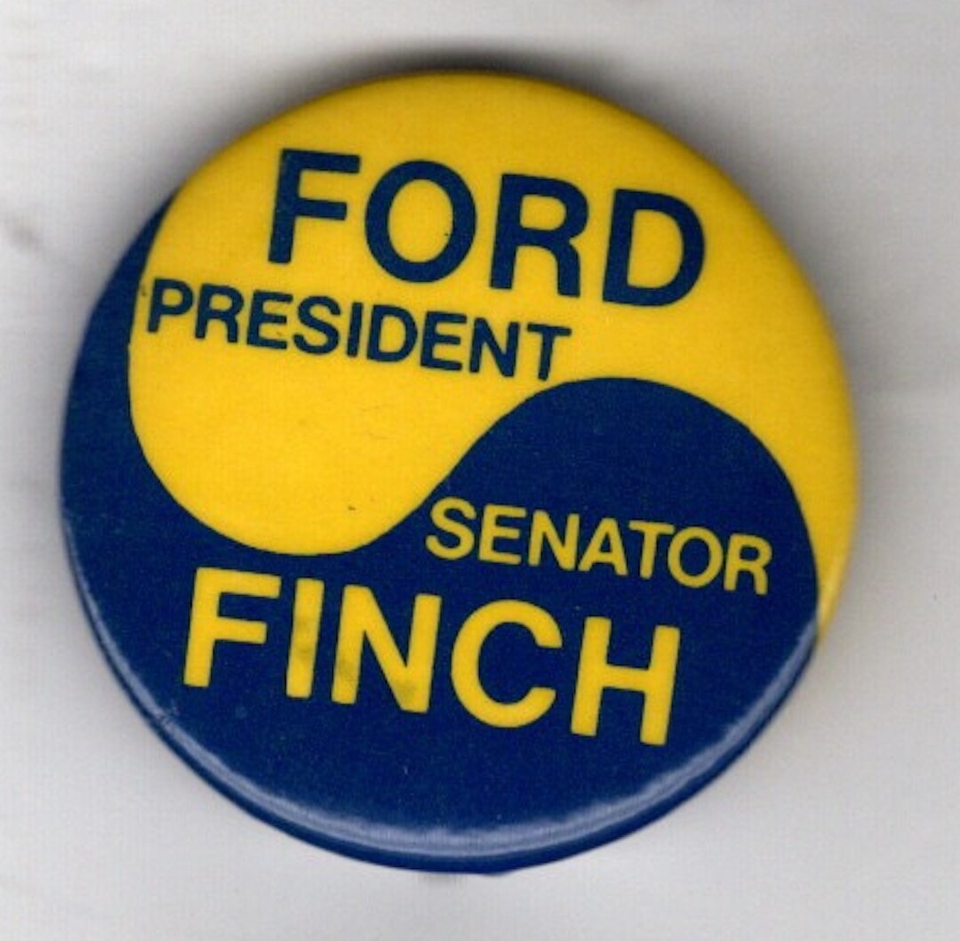 1976 Ford President Finch Senator Political Button - Etsy