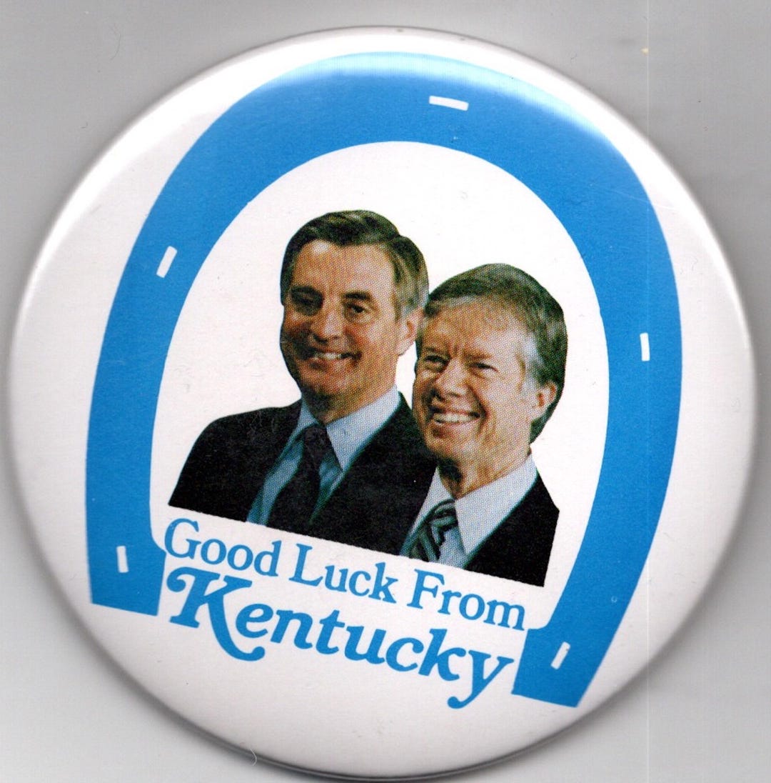 Good Luck From Kentucky Jimmy Carter Walter Mondale 1980 Presidential ...