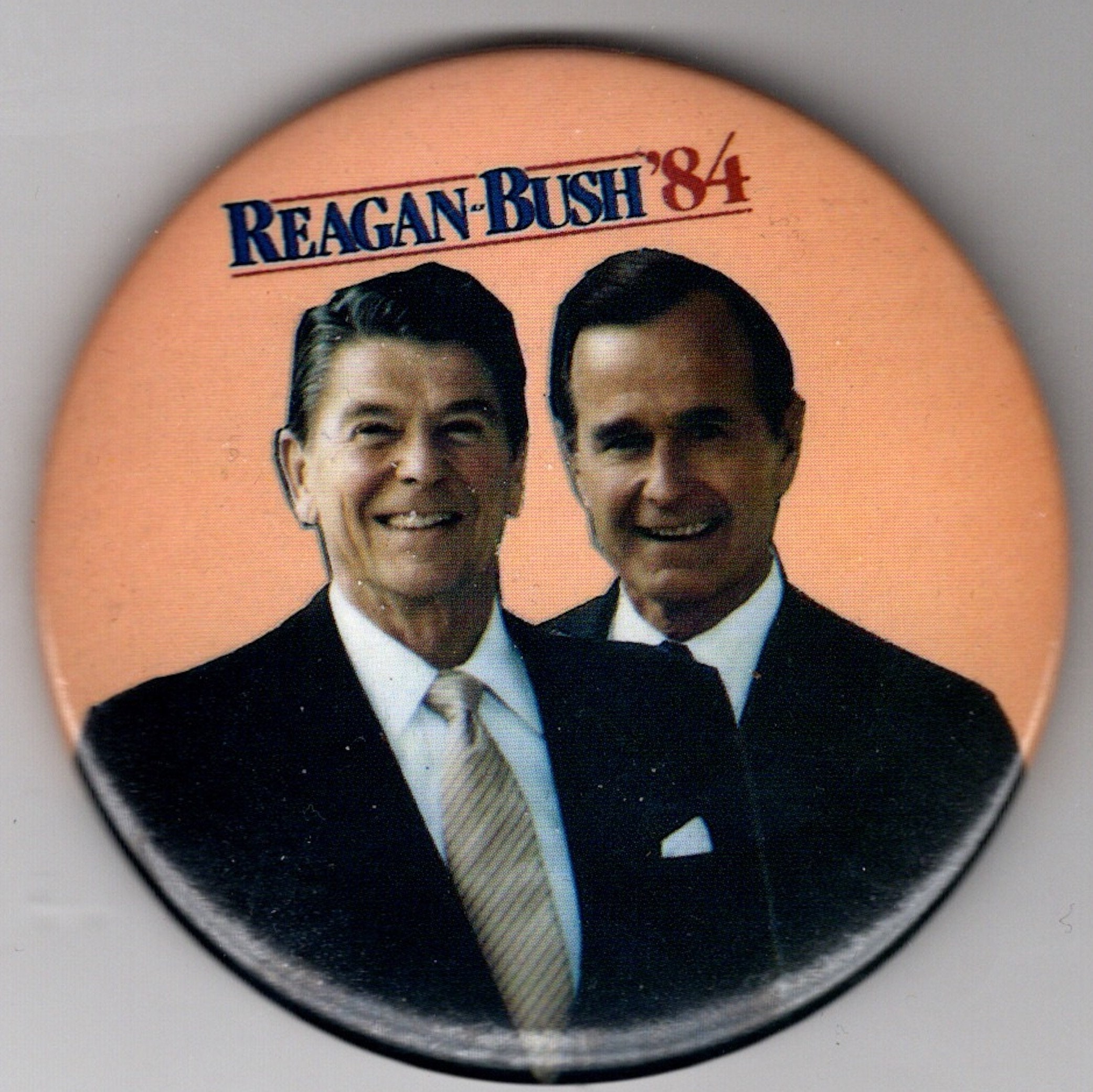 Ronald Reagan George Bush 1984 Campaign Button - Etsy