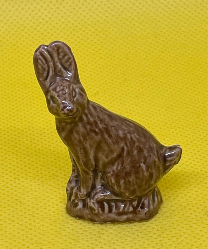 Vintage Wade Red Rose Tea Whimsies Figurines Porcelain Jack Rabbit - Etsy